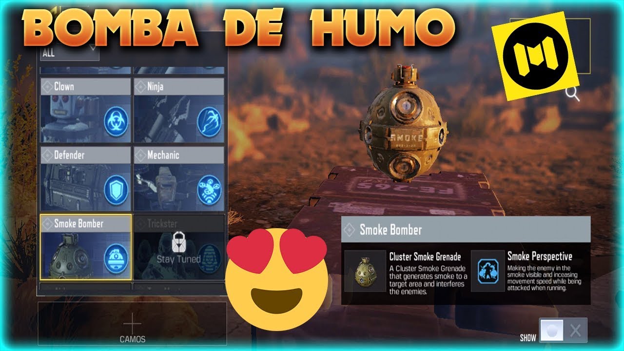 ¡BOMBA HUMO! NUEVA CLASE para BATTLE ROYALE en CALL OF DUTY MOBILE ...