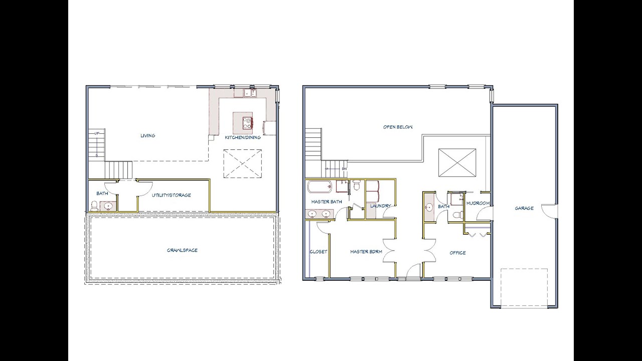 Drawing a custom home plan in Chief Architect - YouTube