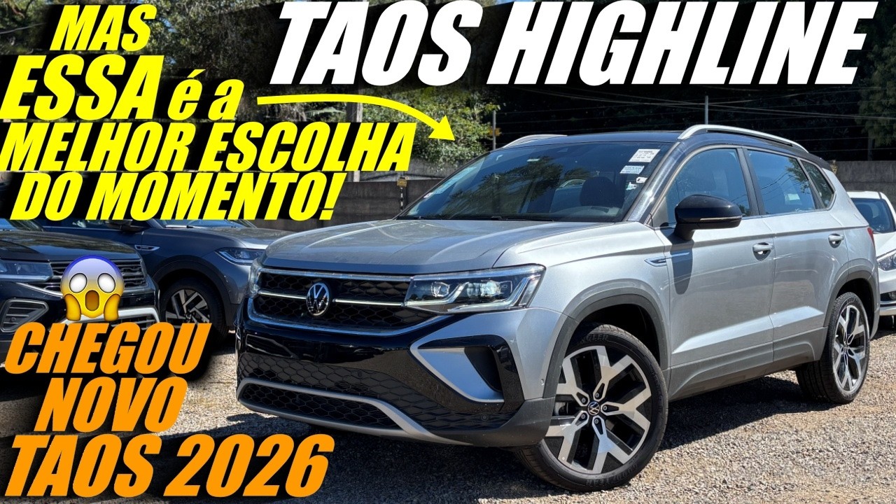 NOVO TAOS 2026 CHEGOU! Mas a melhor escolha é o VW TAOS HIGHLINE 2024 e ...