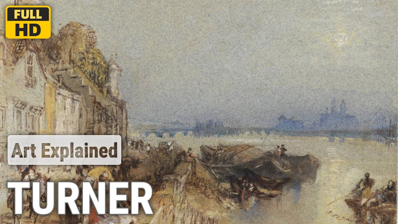 Turner: A collection of 10 oil and water color paintings with title and ...