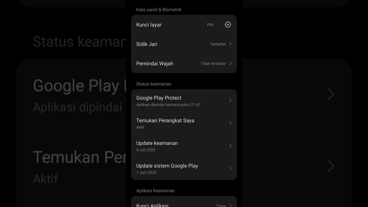 Cara Setting kata sandi / pola di Hp - YouTube
