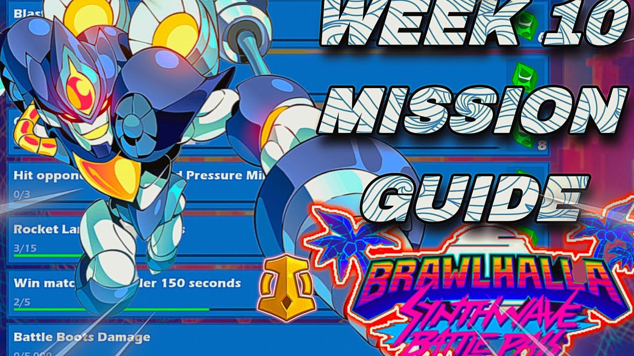 BRAWLHALLA BATTLE PASS WEEK 10 SEASON 2 CLASSIC MISSION GUIDE EMOTE WITH OPPONENTS - YouTube