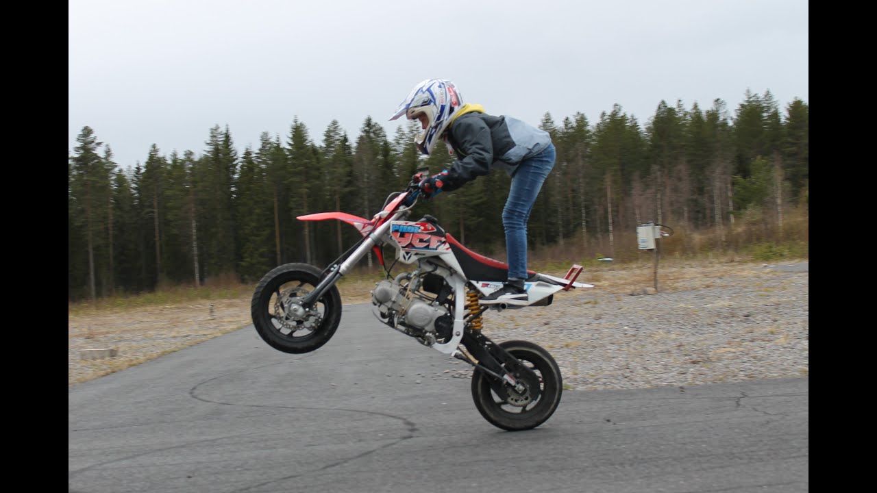Testissä: YCF 150 Pilot supermoto - YouTube