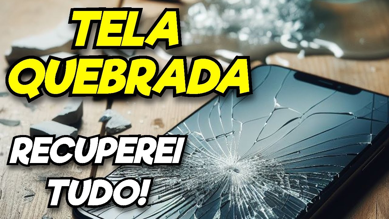 Como Usar Seu Celular com TELA QUEBRADA e (Recuperar Dados) ¬Melhor ...