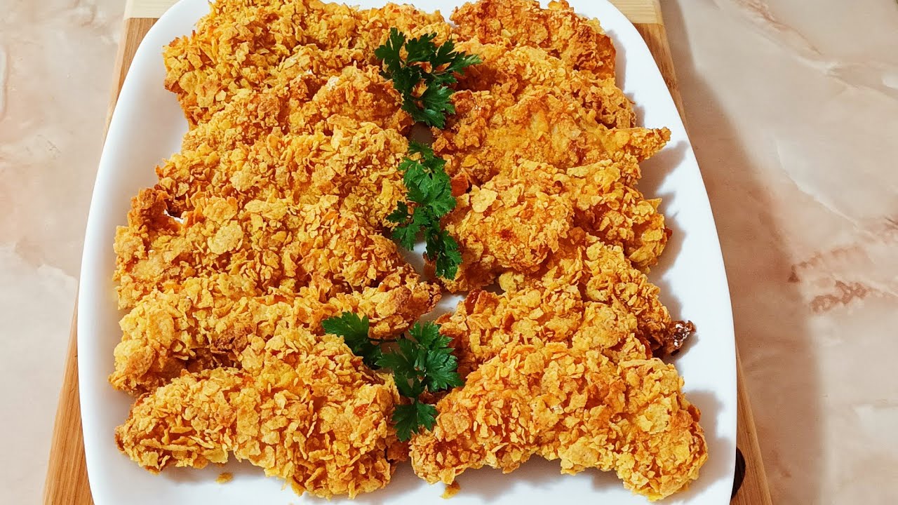 Pui crispy ca la KFC la cuptor|Gătește ușor și sănătos cu Roxana - YouTube