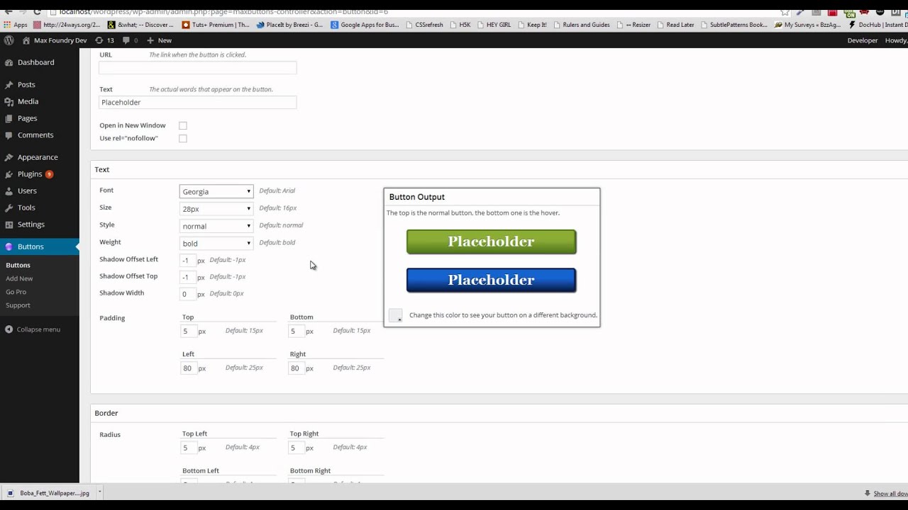 Wordpress Button Shortcodes Youtube