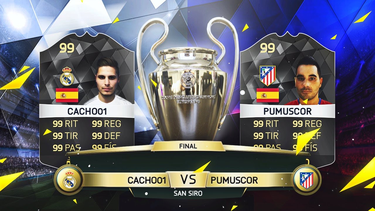 FINAL CHAMPIONS LEAGUE 2016 | REAL MADRID - ATLETICO | FIFA 16 - YouTube