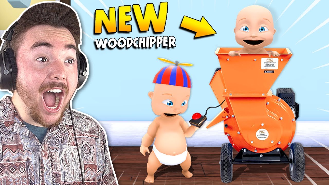 MY BABY FOUND THE WOODCHIPPER!!! (With Kindly Keyin and Spycakes) | Who ...