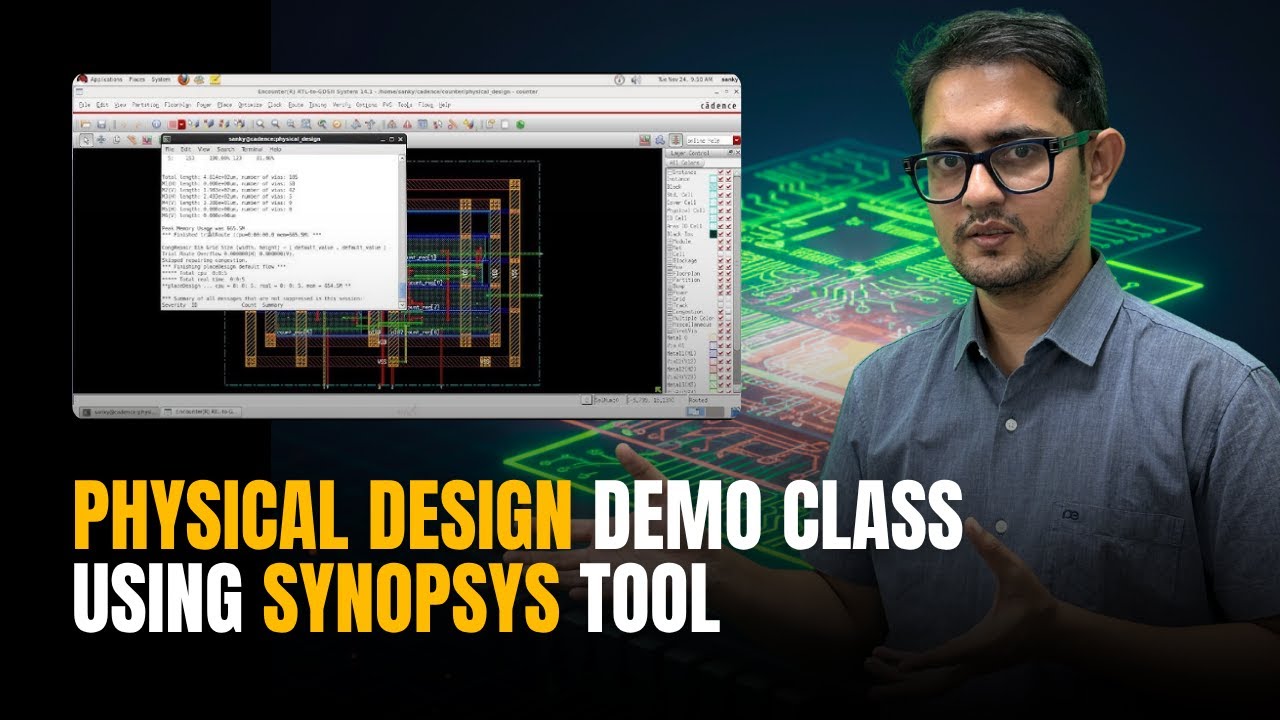 PHYSICAL DESIGN FREE MASTER CLASS using SYNOPSYS Tool | Download VLSI ...