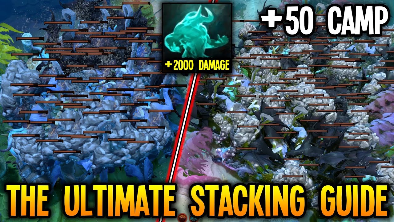 +50 Camp Ancients Stacking Guide Both Sides 7.33 | Dota 2 - YouTube