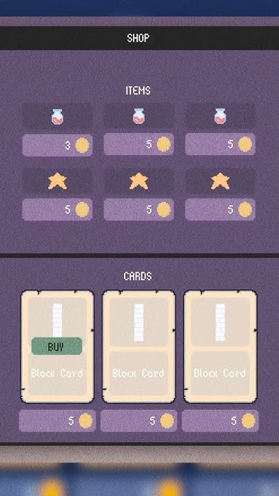 One Week of Building a Shop for My Deck-Builder Roguelike! #godot #roguelike #gamedev - YouTube