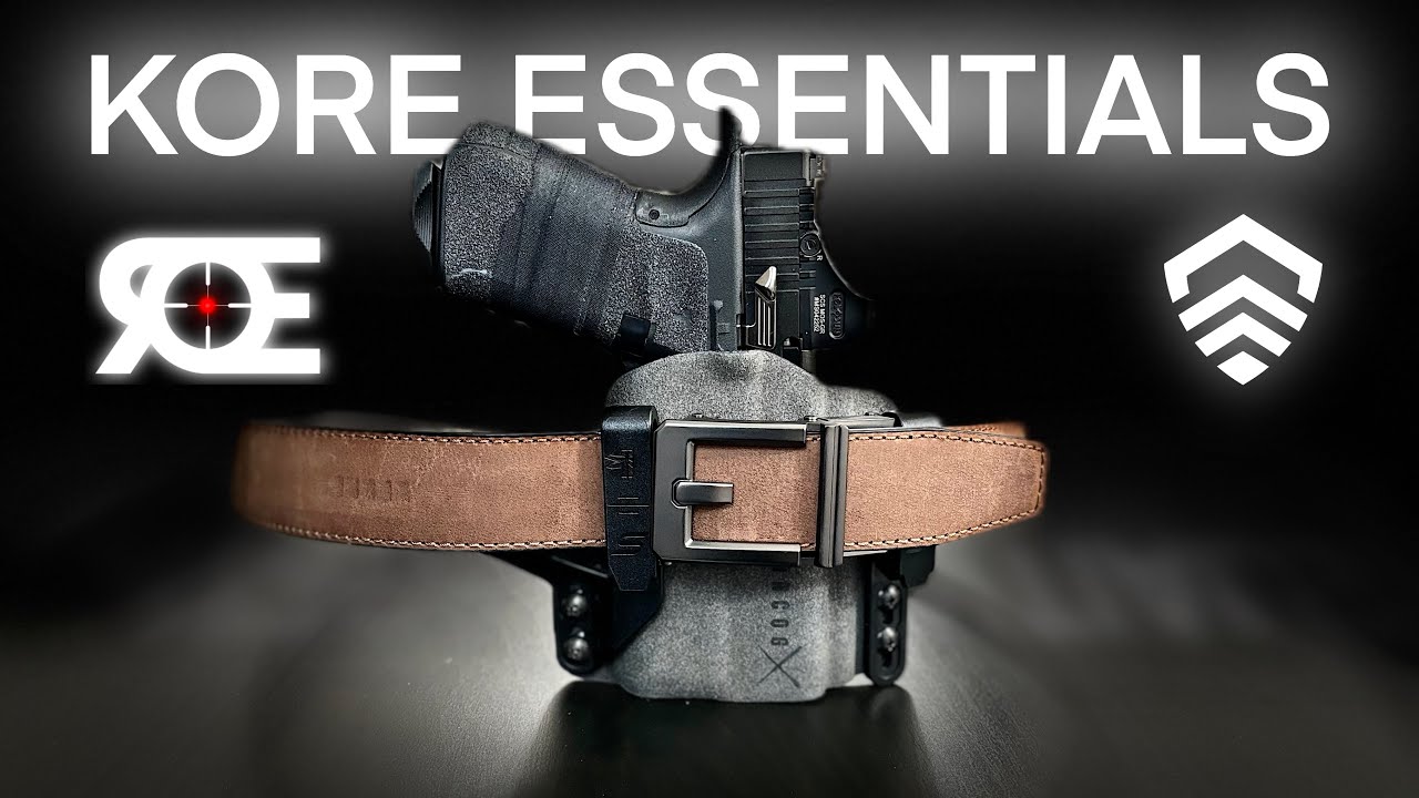 The Only EDC Belt You Need | Kore Essentials Leather EDC Belt - YouTube