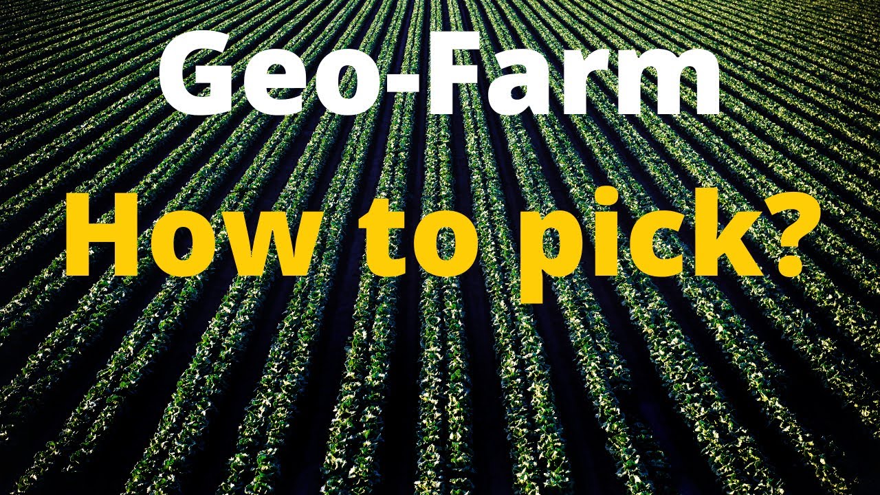 How to pick your geographic farm, the most important decision - YouTube