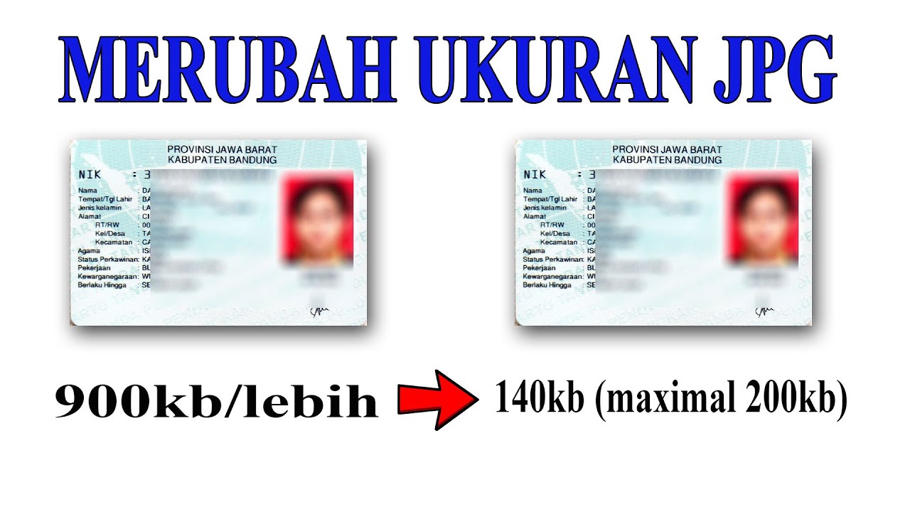 Merubah ukuran gambar photo KTP untuk akun PPPK P3K SSCASN - YouTube