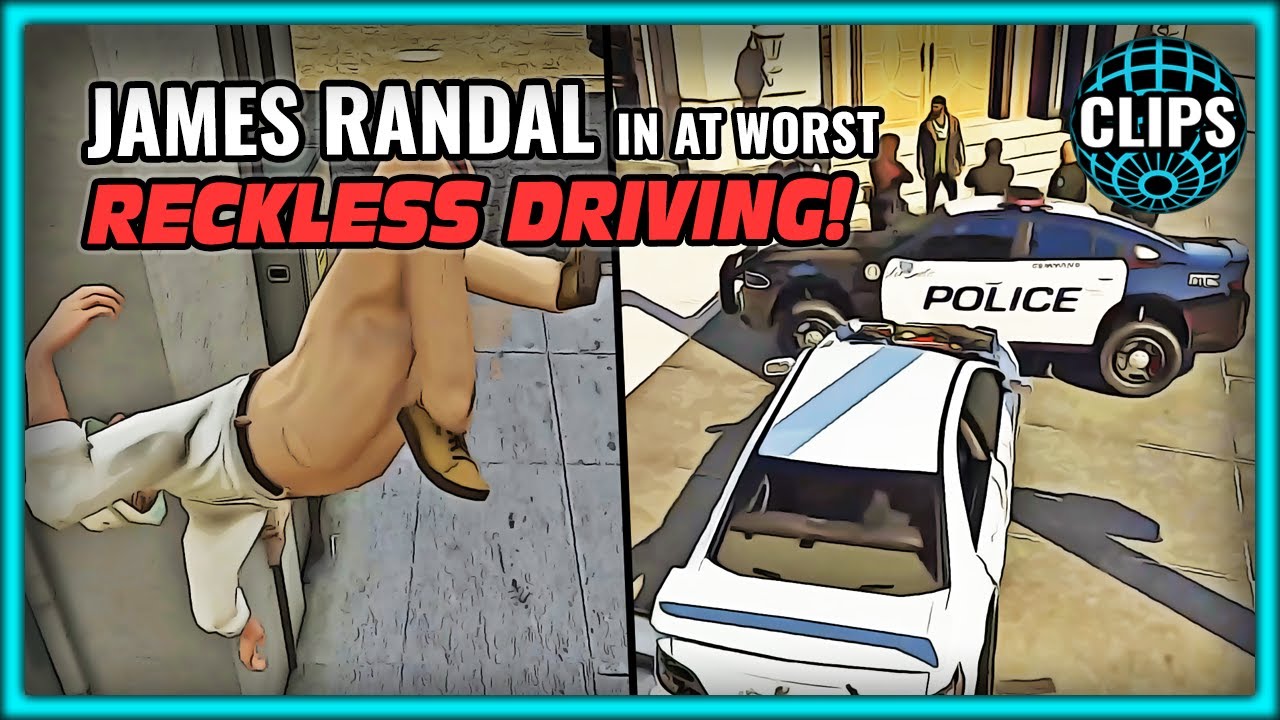 JAMES RANDAL IN AT WORST RECKLESS DRIVING! - YouTube