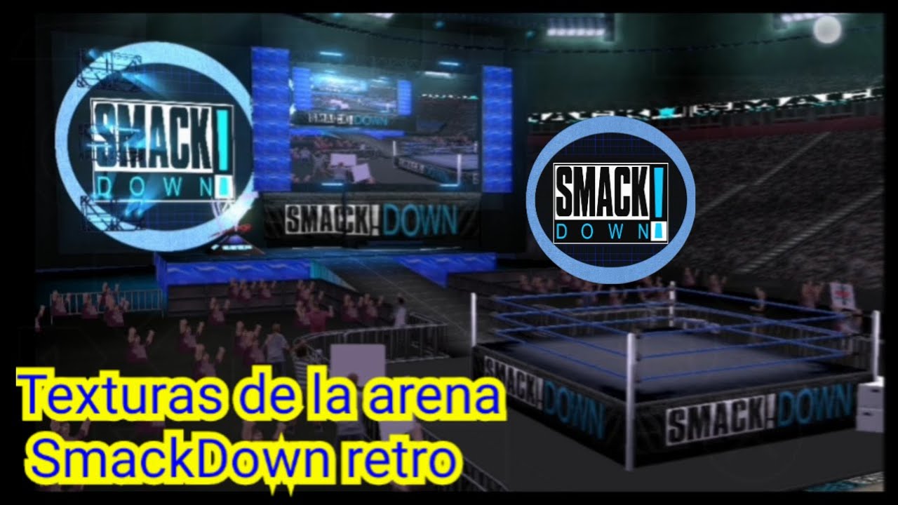 Texturas de la arena SmackDown retro para svr 2011 para psp - YouTube