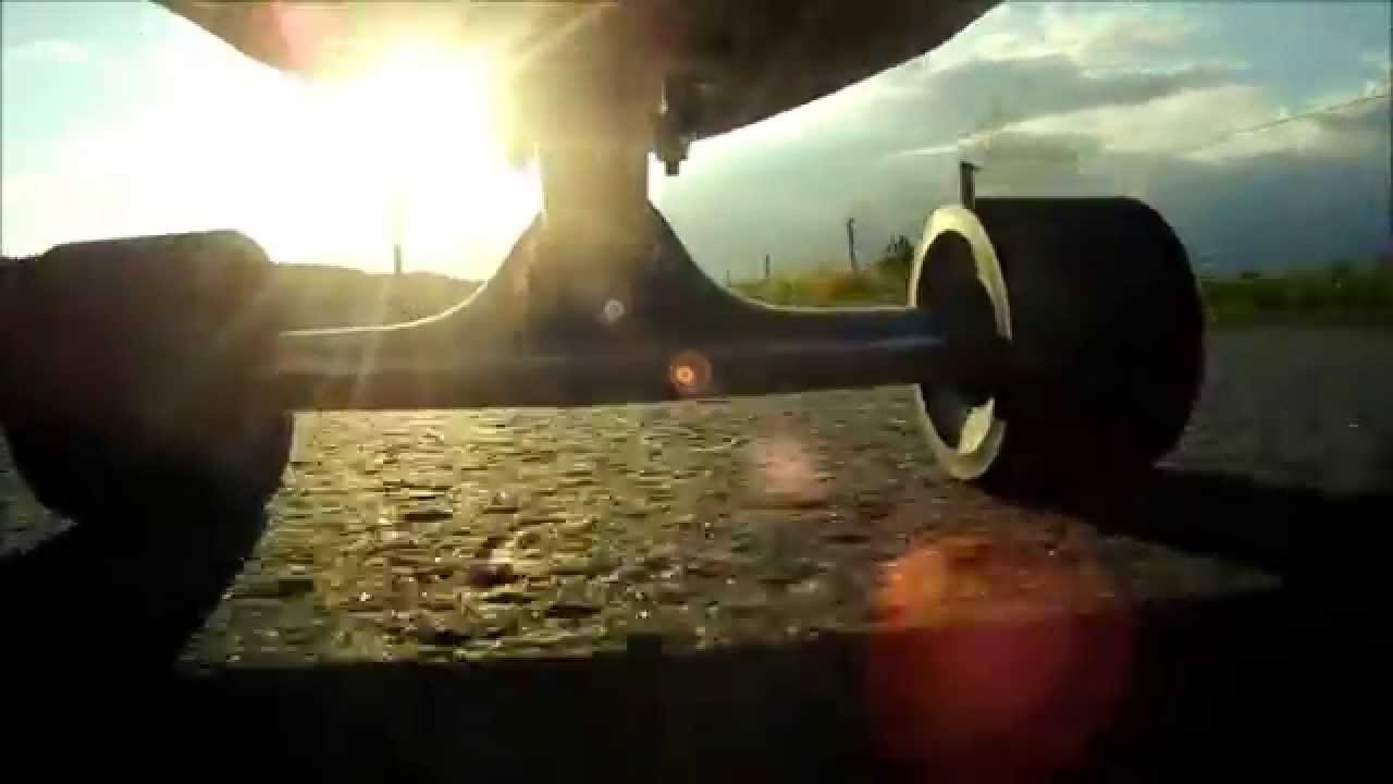 Longboard | cruising and carving - GoPro Hero HD - YouTube