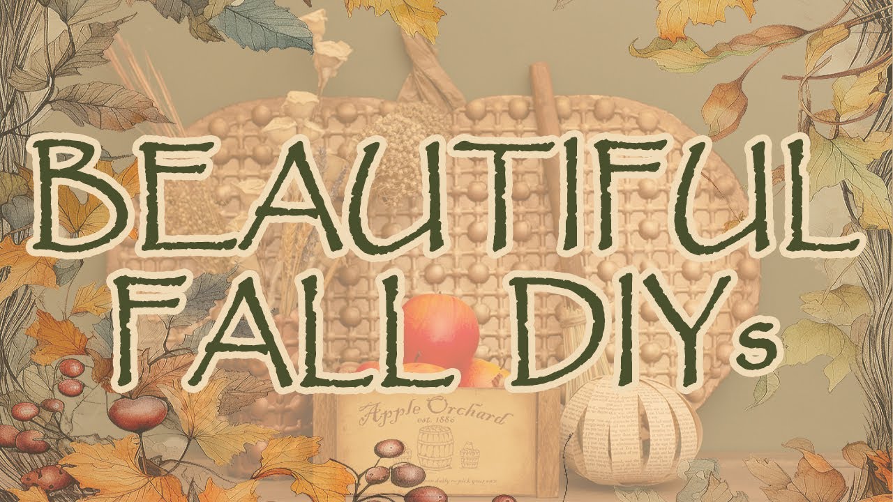Fall Decor Crafts! | Just Our Imagination Challenge Playlist - YouTube