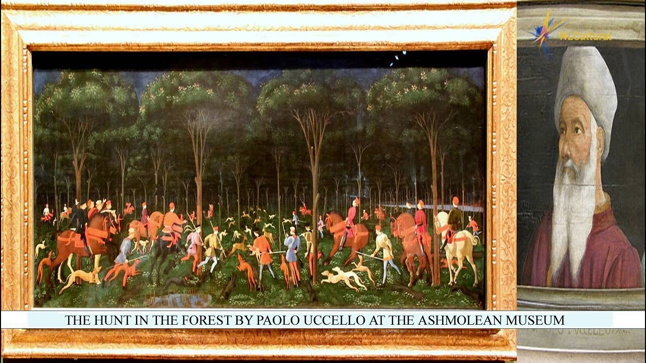 The Hunt in the Forest by Paolo Uccello at the Ashmolean Museum - YouTube