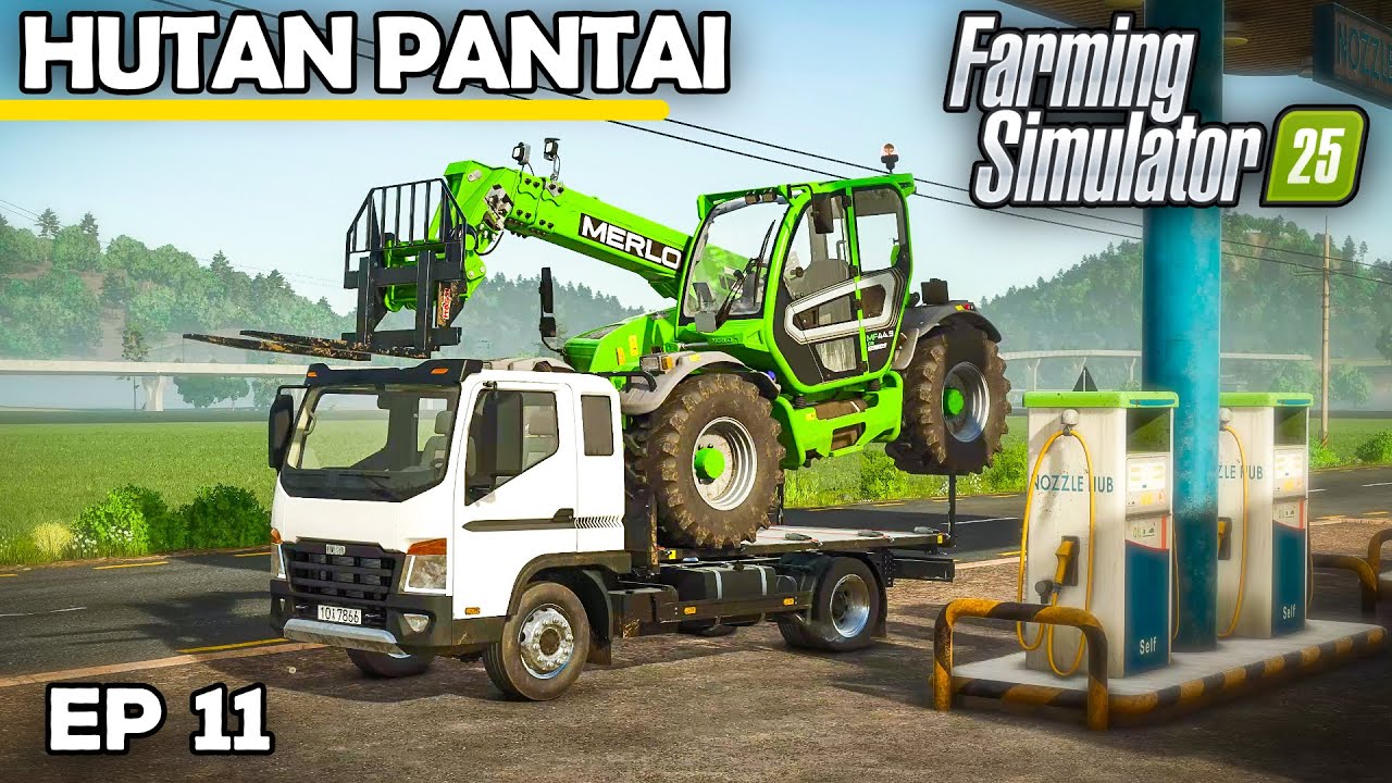 TELEHANDLER BREAK DOWN!! RECOVERY TIME | Farming Simulator 25 - Hutan ...