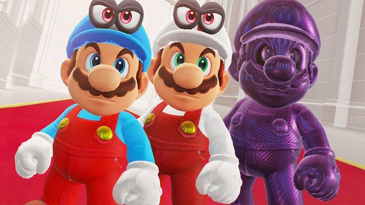 Purple Mario, Fire Mario and Ice Mario in Super Mario Odyssey - Final ...