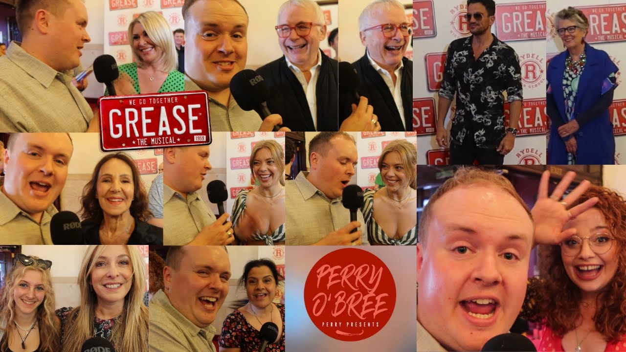Grease Musical | Perry Presents Red Carpet Opening Night - YouTube