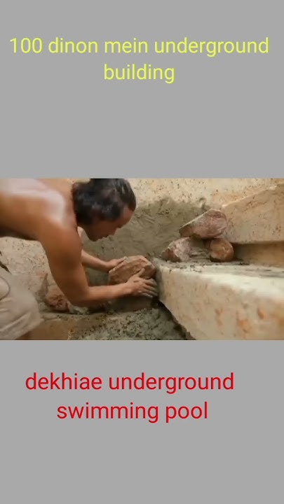 Underground Building And Swimming Pool 100 Dinon Ki Mehnat Ke Bad Jakar Ban Paya Youtube