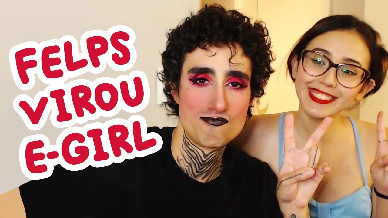 Maquiando o Felps em live - tiemiau ᕕ( ᐛ )ᕗ - YouTube