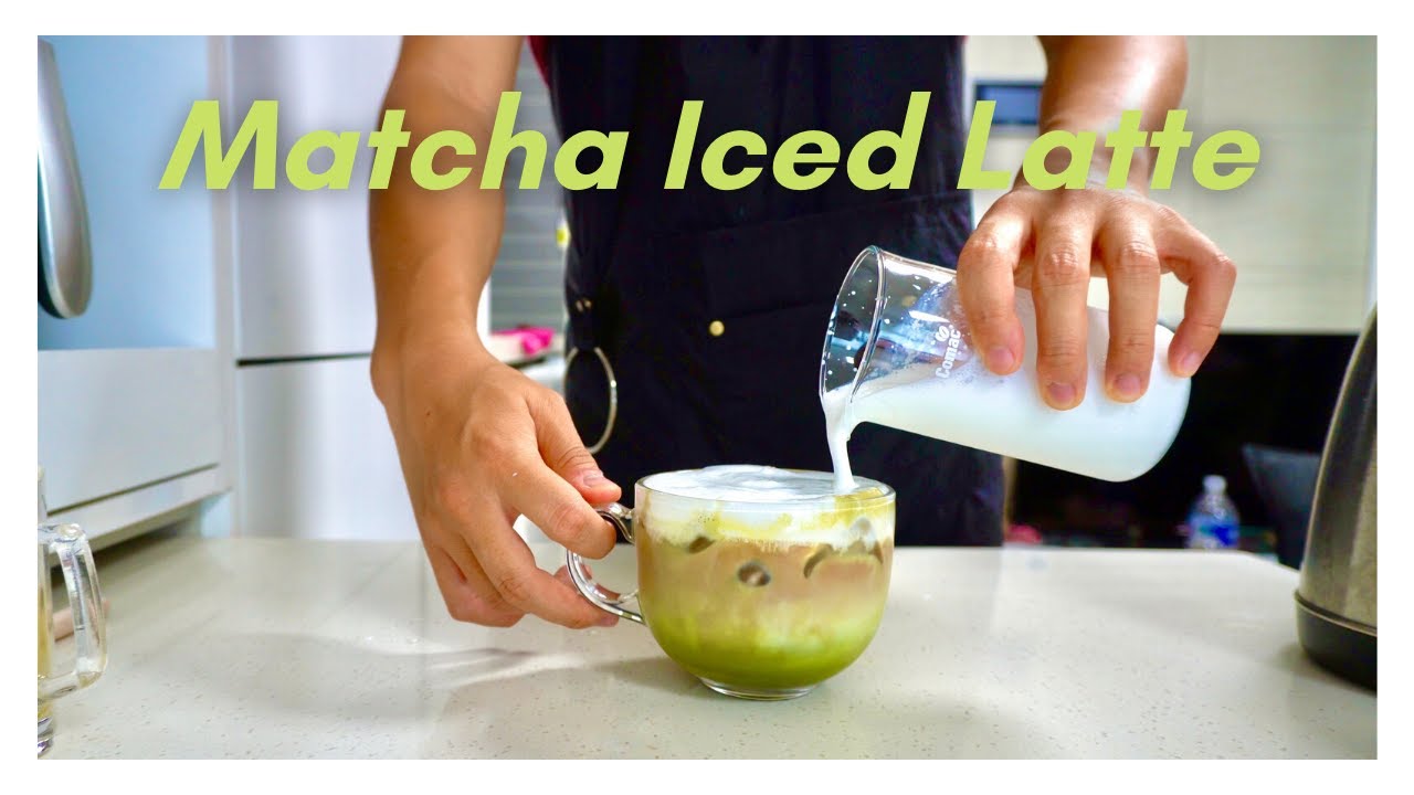 How to Make Matcha Latte with KOREAN MAXIM COFFEE RECIPE - YouTube