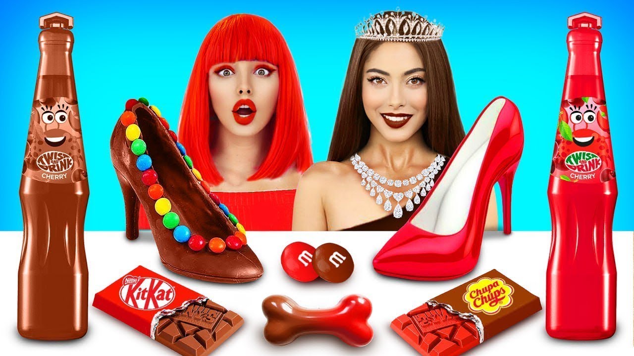 Çikolata VS Gerçek Yiyecek Mücadelesi | RATATA POWER’dan Çikolatalı ...