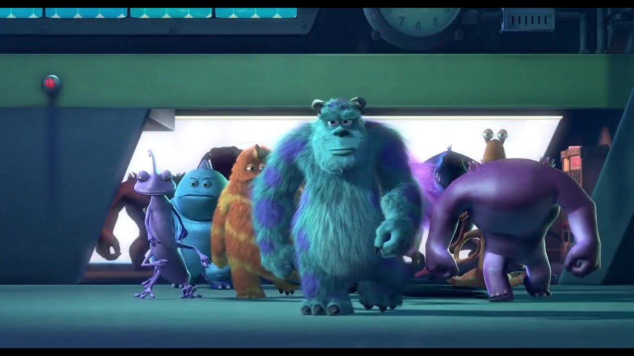 Monsters at work (Monsters Inc 2001) - YouTube