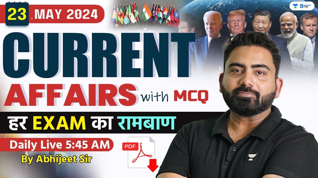 23 May Current Affairs 2024 | Current Affairs Today | Current Affairs ...