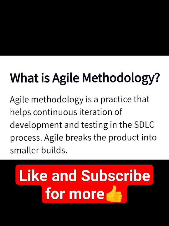 What Is Agile🤔 In Telugu Agile Methodology Agile Process Software Testing Techagent2 0