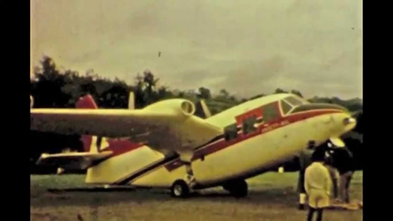 Ansett Airlines in PNG Caribou and Piaggio P166 - YouTube