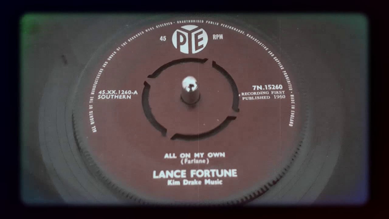 Lance Fortune - All On My Own (1960) - YouTube