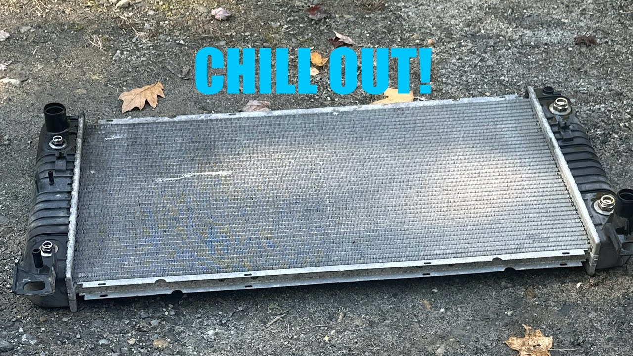 Changing the radiator on a 2013 Chevy Silverado 1500 - YouTube