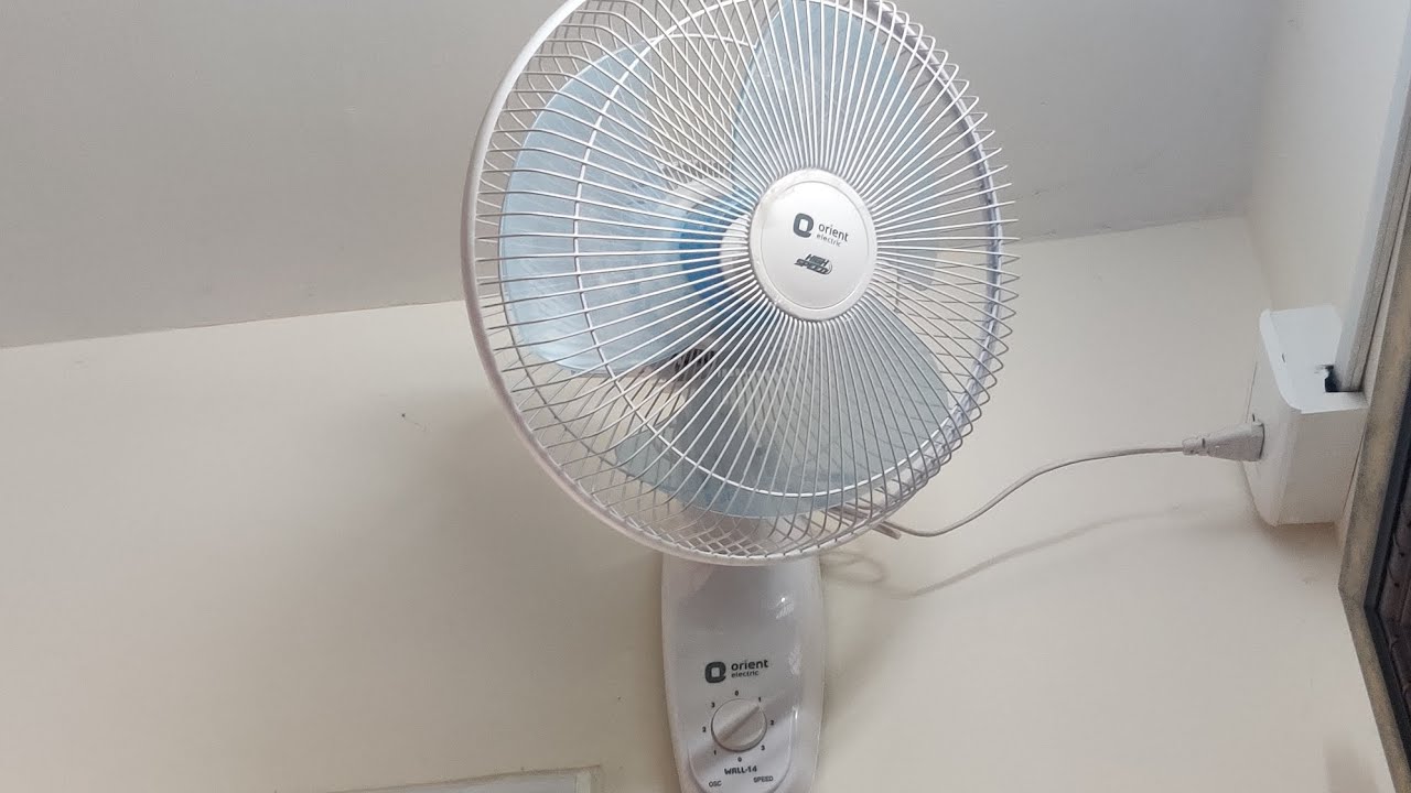 Review and test of a 2021 Orient electric wall 14 Wall fan in my ...