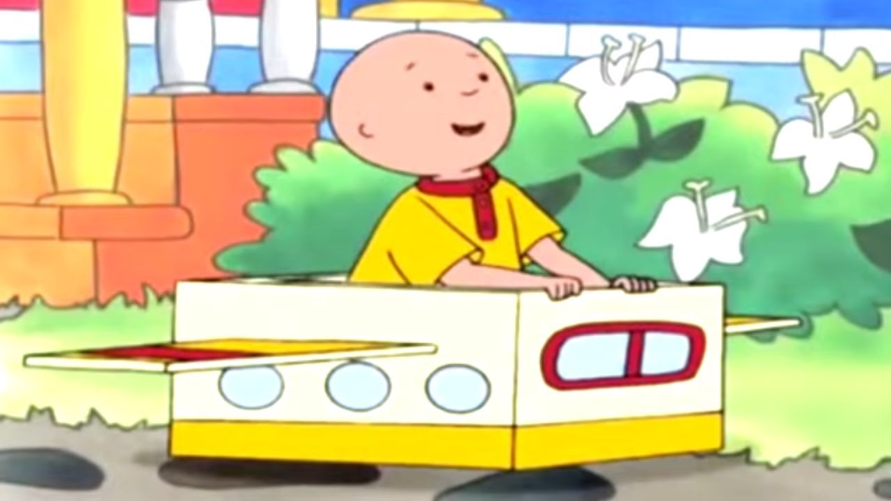 Caillou et L'avion | Caillou en Français - YouTube