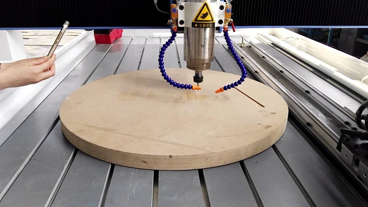 1212 cnc router show, advertising machine - YouTube