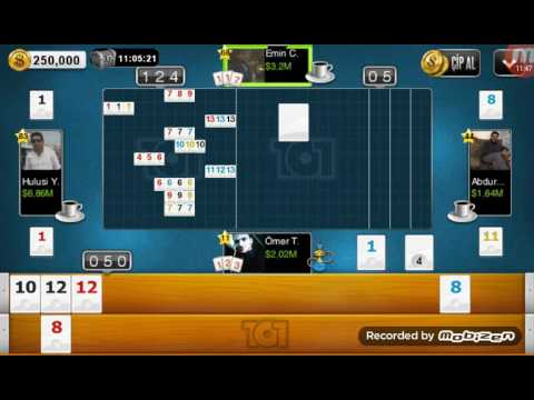 101 okey plus Ömer Temel oyunda - YouTube