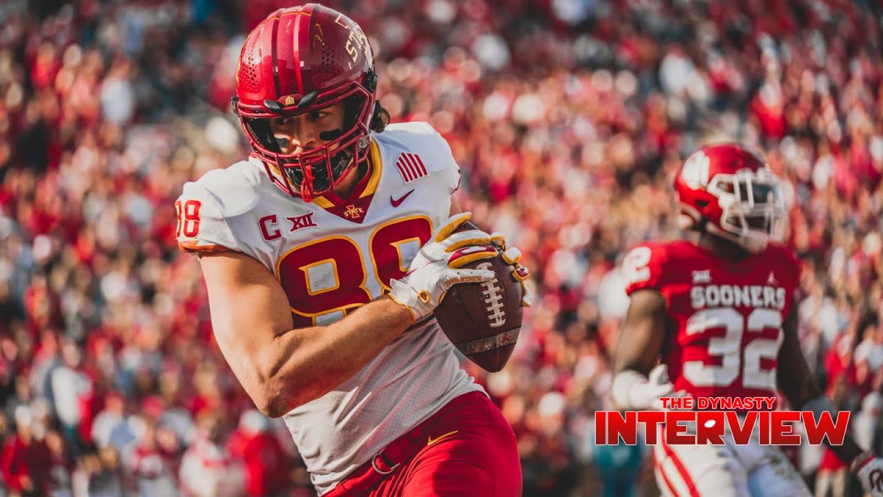 Charlie Kolar - Iowa State TE #88 vs Oklahoma (2021) - YouTube
