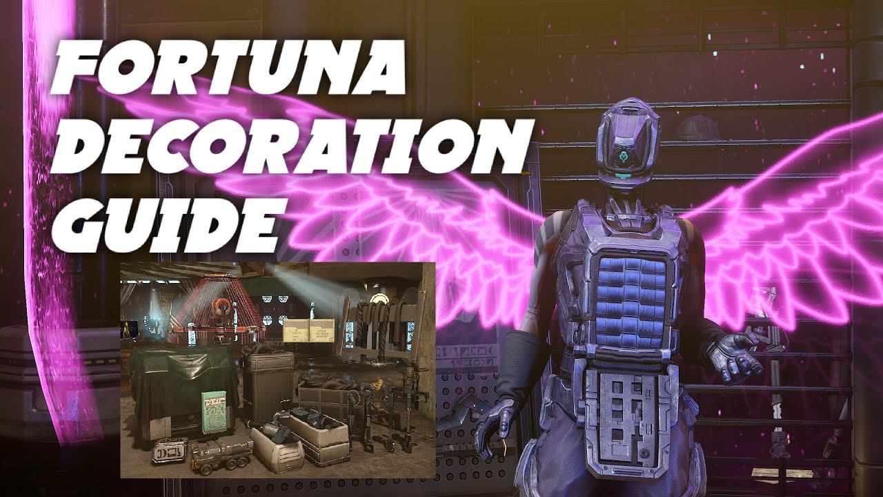 Fortuna Decoration Guide + Debt Bond Guide - Warframe - YouTube
