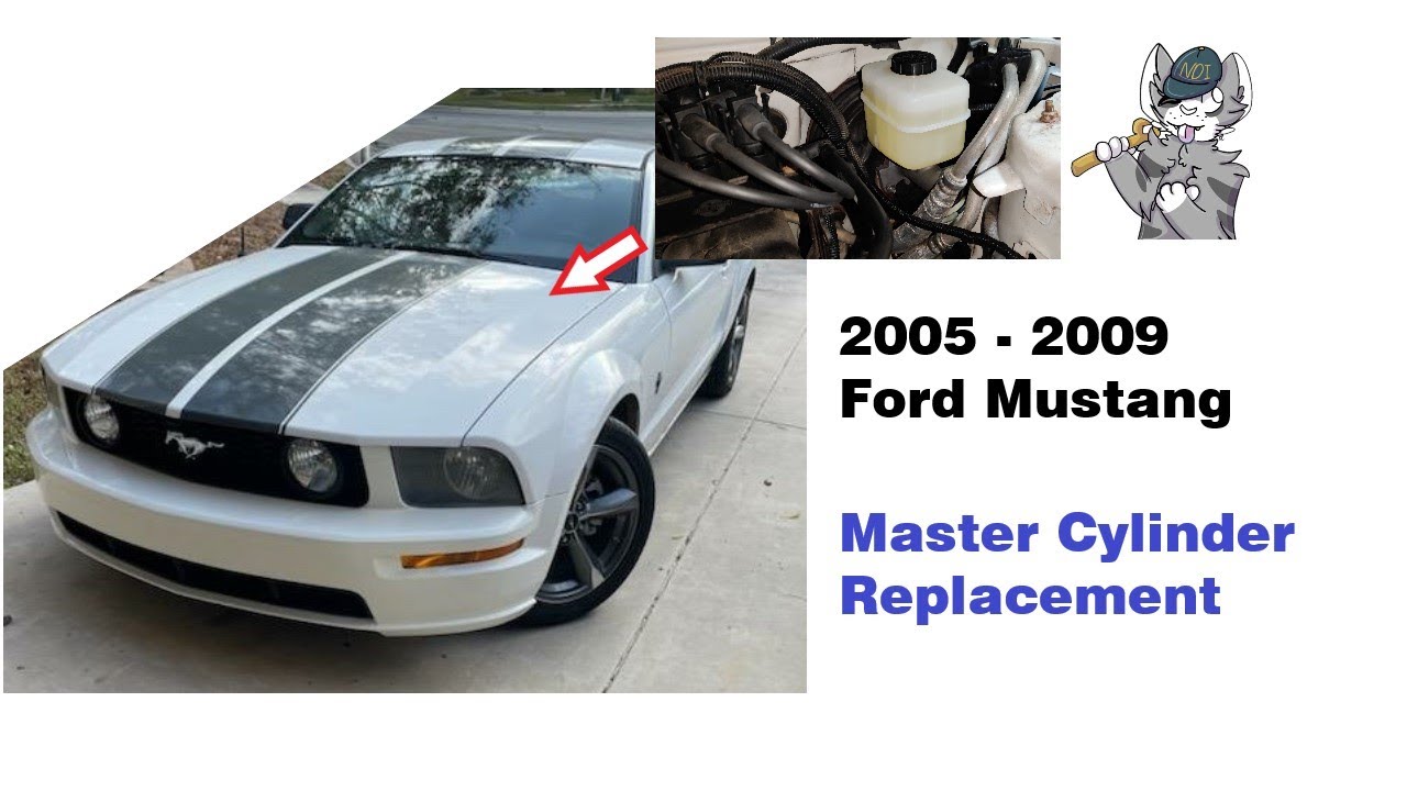 2005 - 2009 Ford Mustang Master Cylinder installation - YouTube