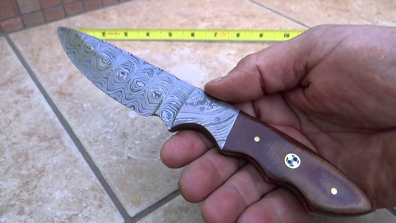 DKC-514 TRAIL MASTER DKC Knives Custom Hand Made Damascus Hunting ...