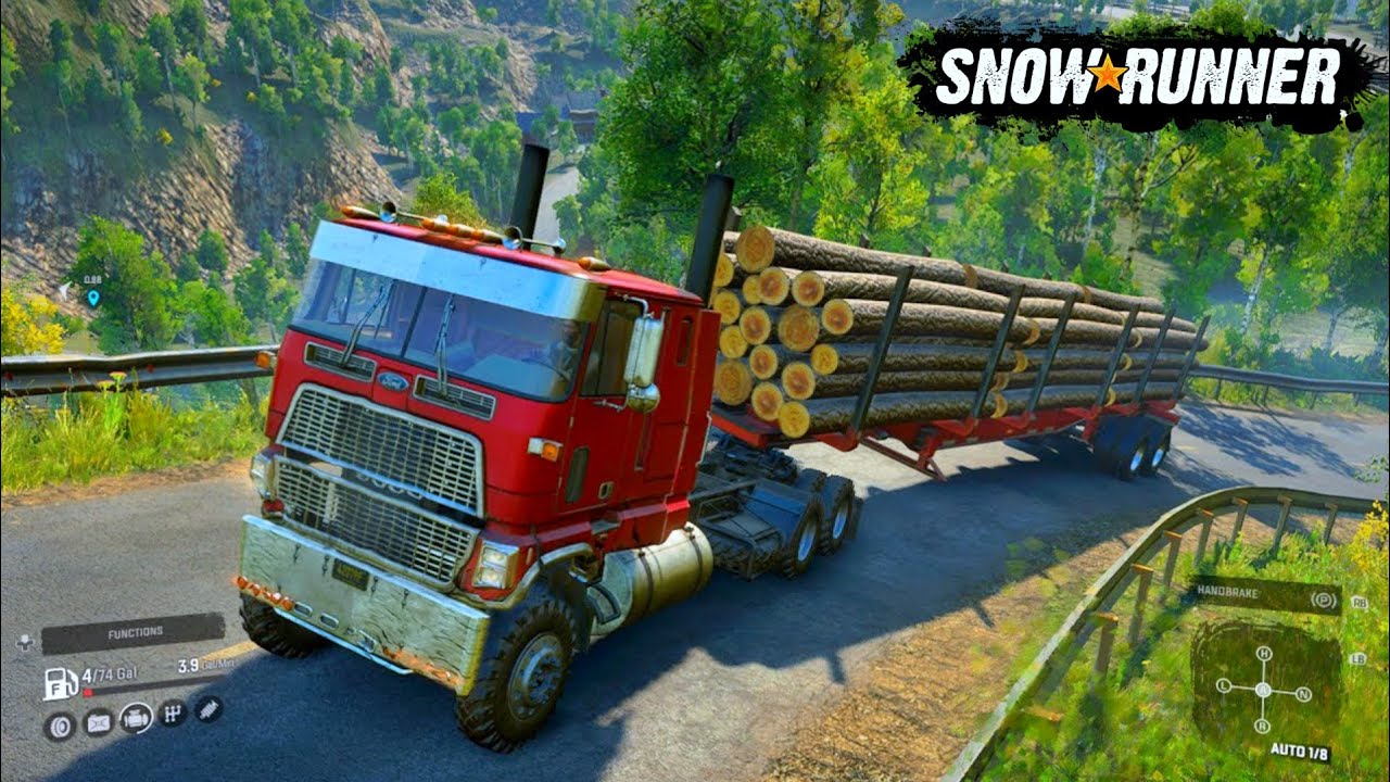 SnowRunner: Ford CLT 9000 Gets 6X6 & 8X8 Medium Log Delivery 3 Loads ...