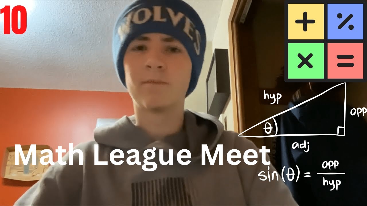 Self Improvement Journey (Day 10) Math League Meet - YouTube