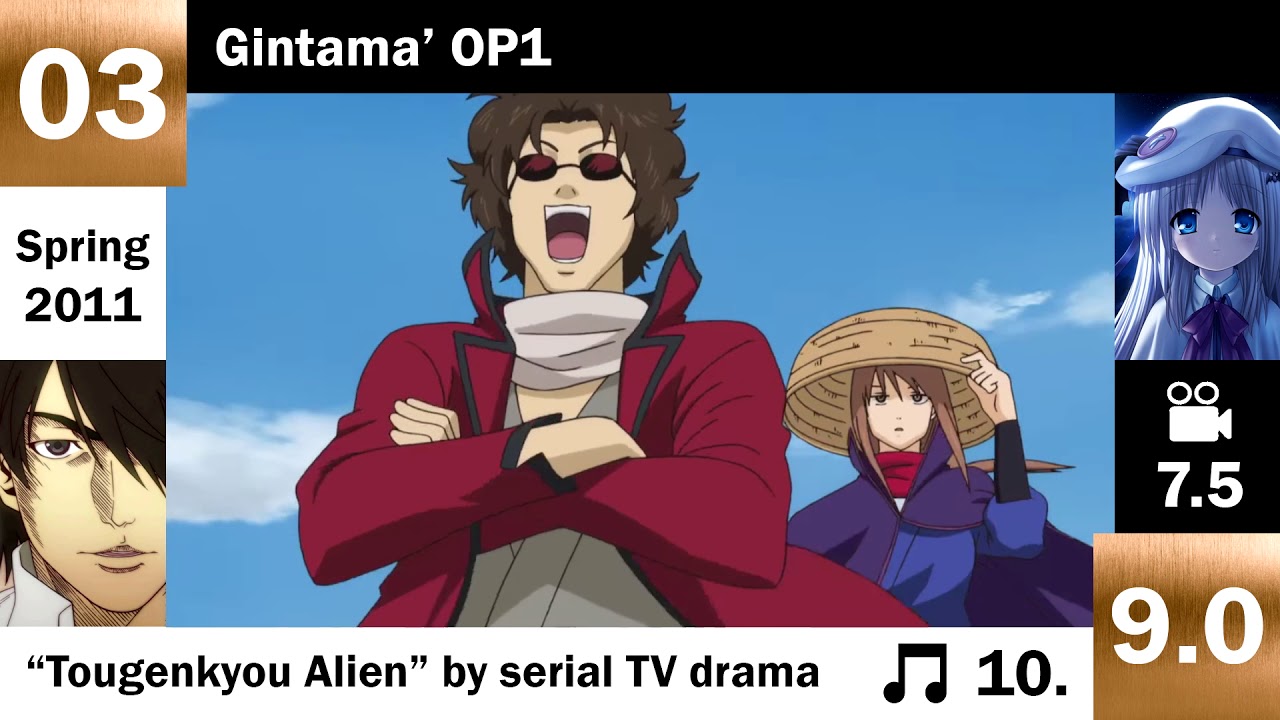 Top 3/6/9/12 Anime OPs of Each Season: 2010-2011 - YouTube