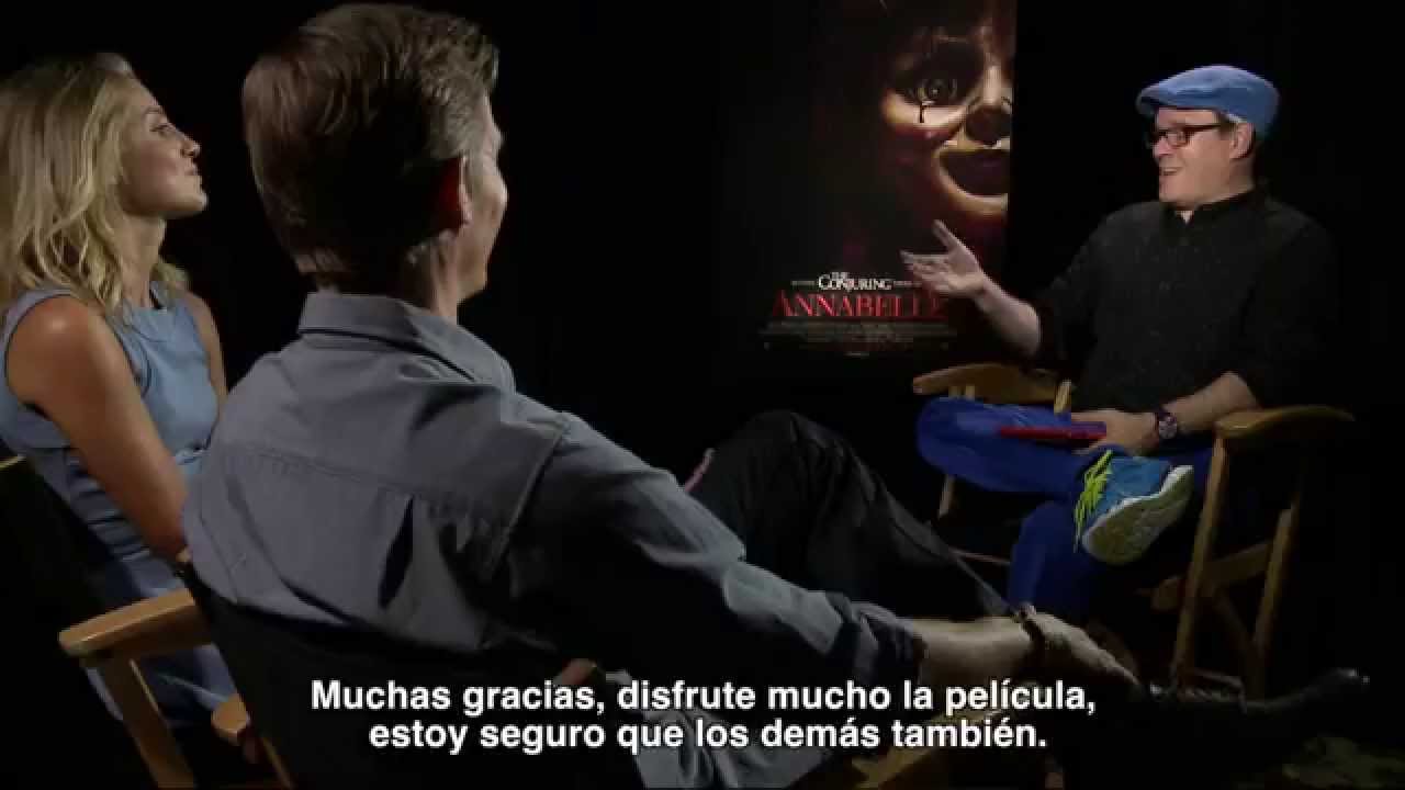 Annabelle Wallis y Ward Horton conversan sobre Annabelle con Alex ...