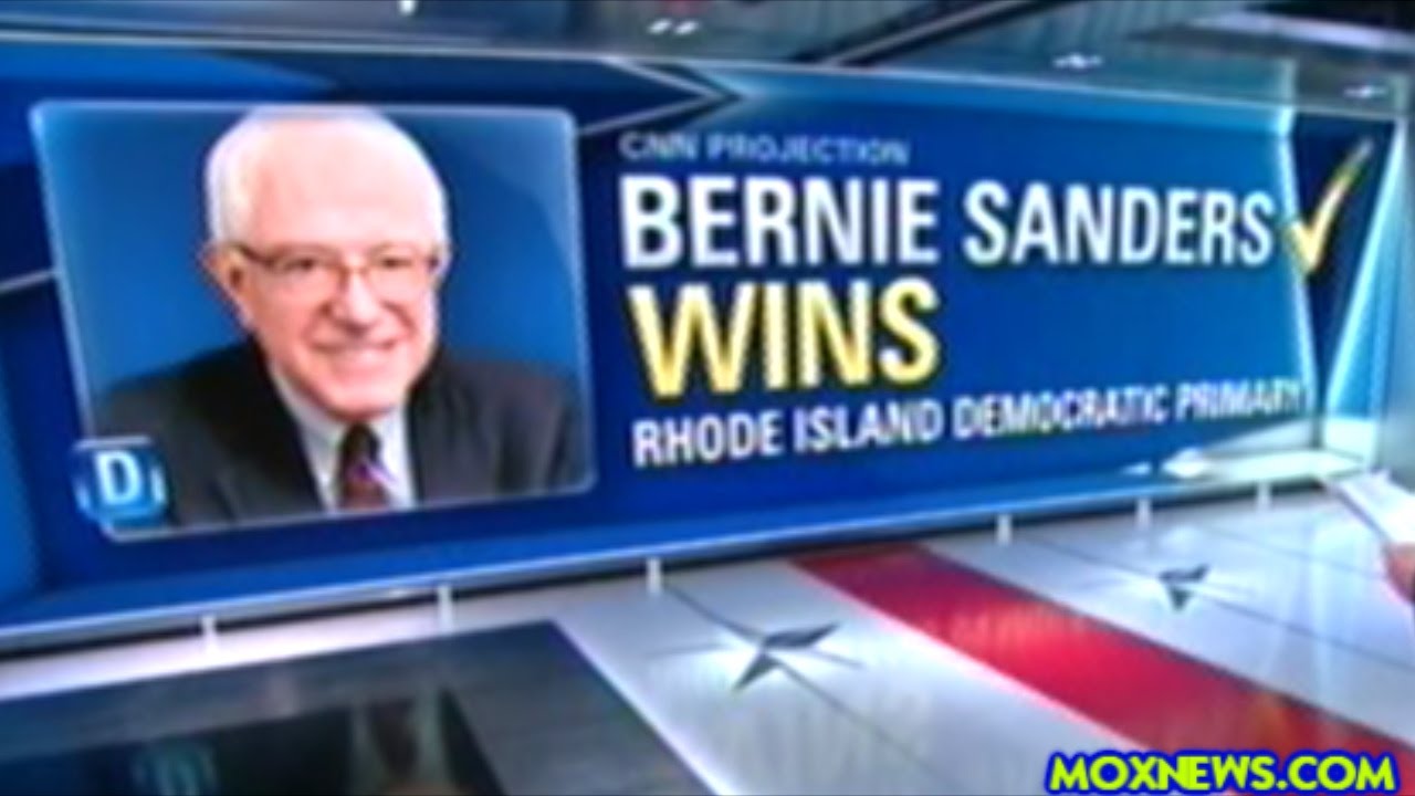 BERNIE SANDERS WINS RHODE ISLAND! - YouTube