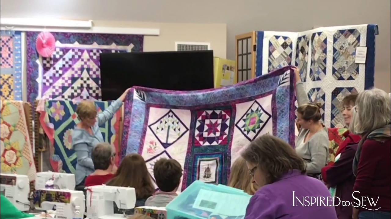 Kaye England Quilts by our Friends of Inspired to Sew - YouTube